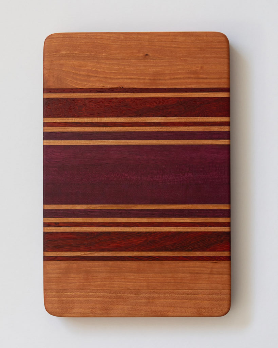 8"x 12"x 1" Syrah Series: Cherry Edge Grain Bar Board – Old Creek Woodcraft