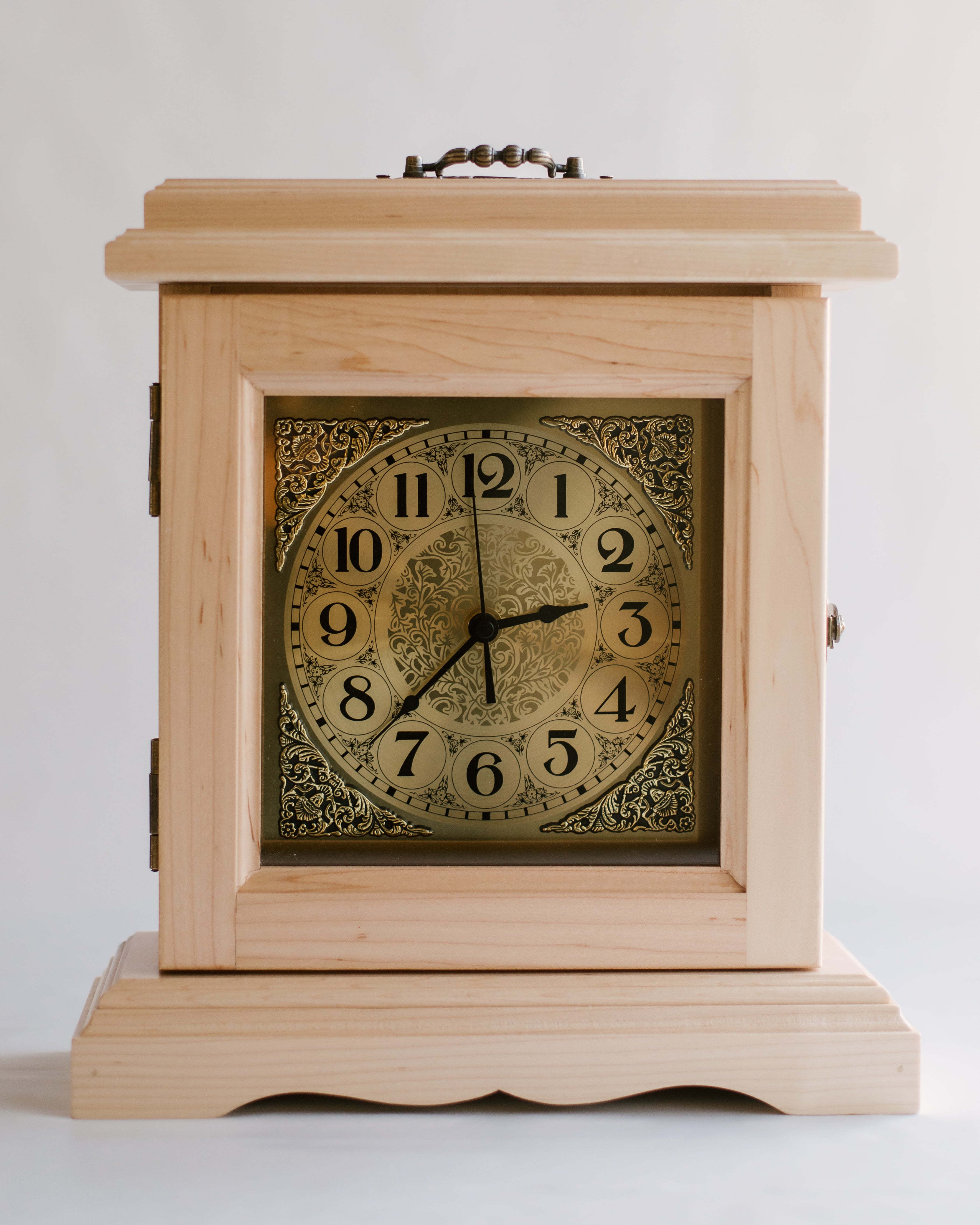 Mantel Clock - Maple – Old Creek Woodcraft